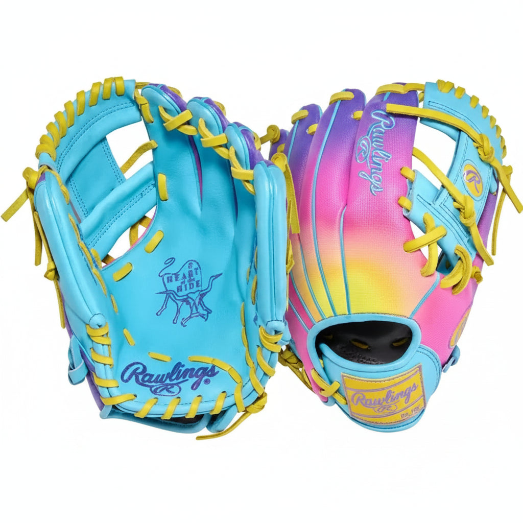 Rawlings Heart of the Hide Funburst 2.0 11.5" Baseball Glove: PROR204U ...
