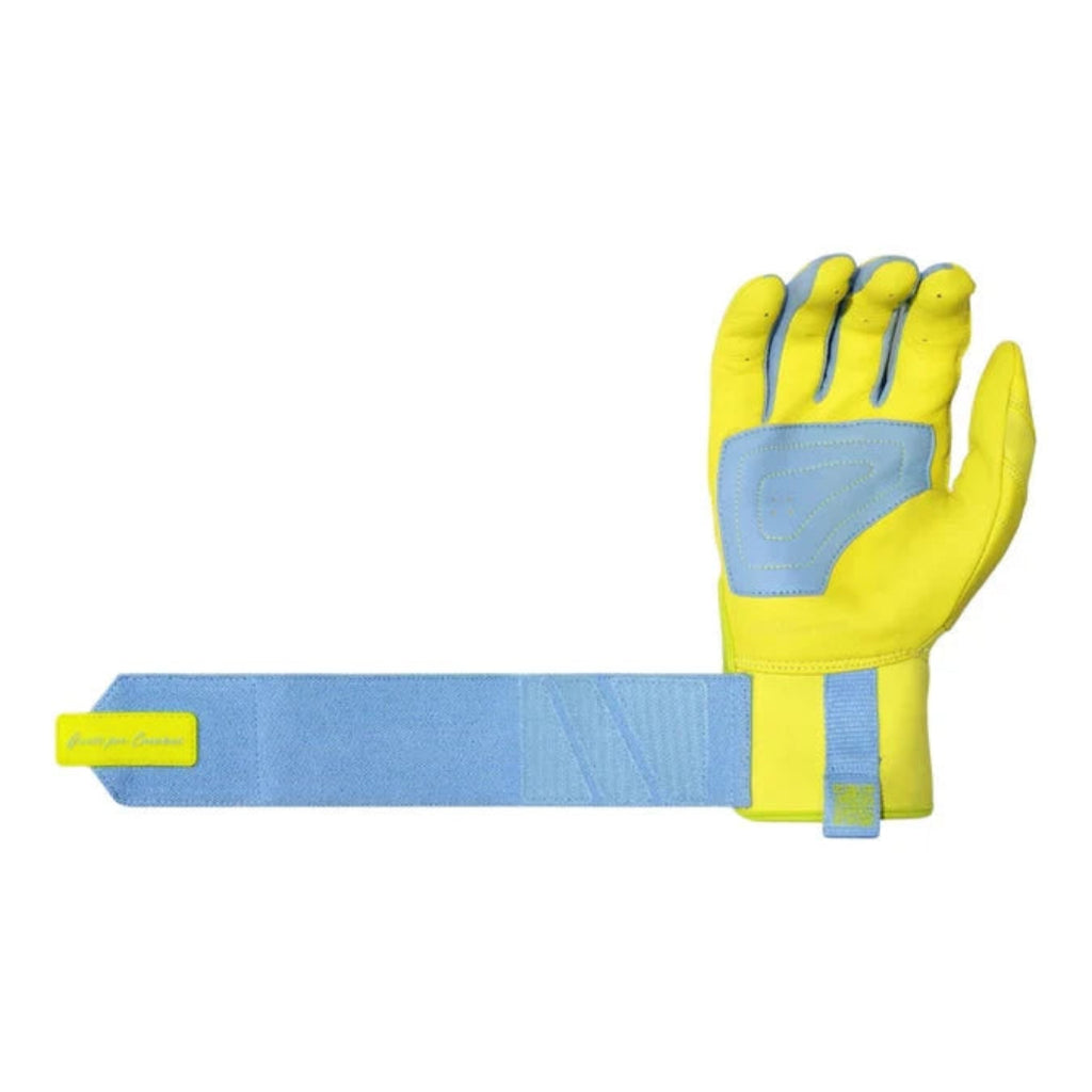 COMBAT MFG Ying Yang Long Strap Adult Batting Gloves BG2LS: Columbia B ...